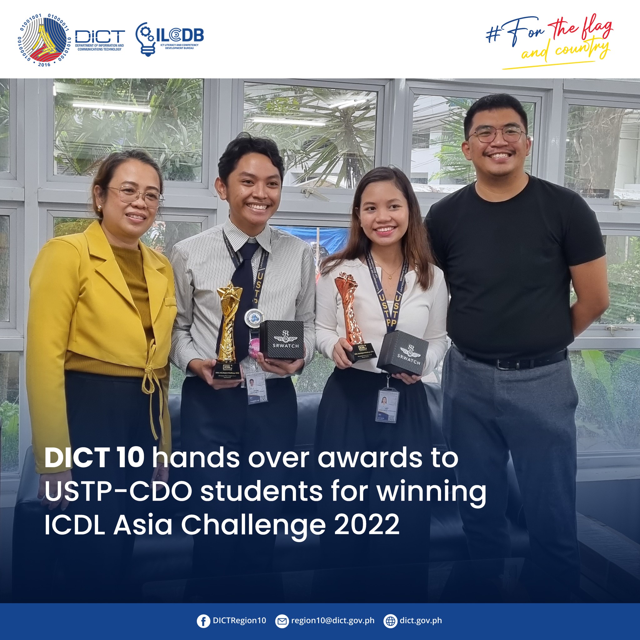 USTP Students Won Gold and Bronze Awards Asia Digital Challenge
